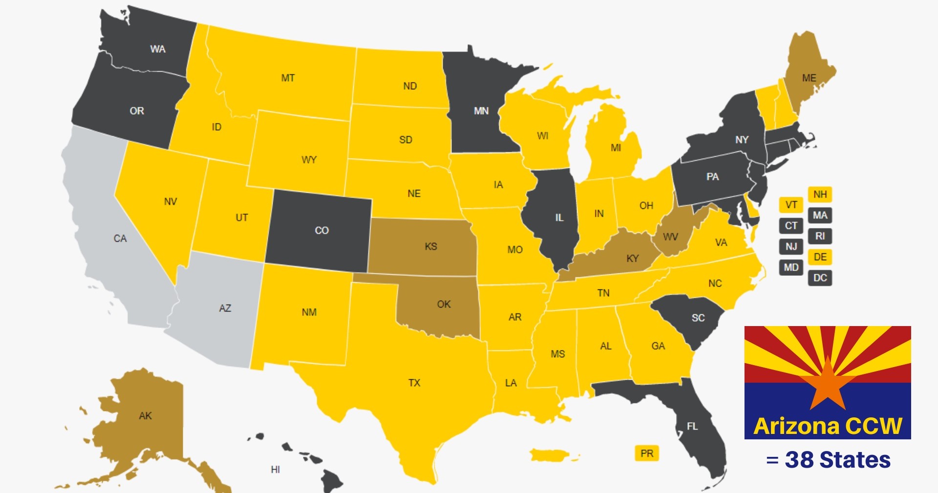 Multi-State CCW Application Facilitation (38 States) | Search Scuba
